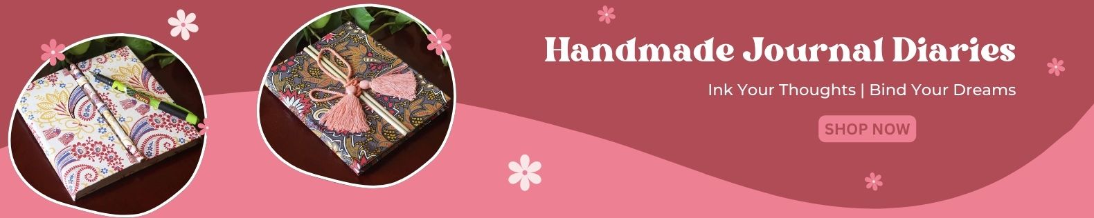Buy Handmade Journal Diaries Online at Myindicraft | Upto 50% OFF